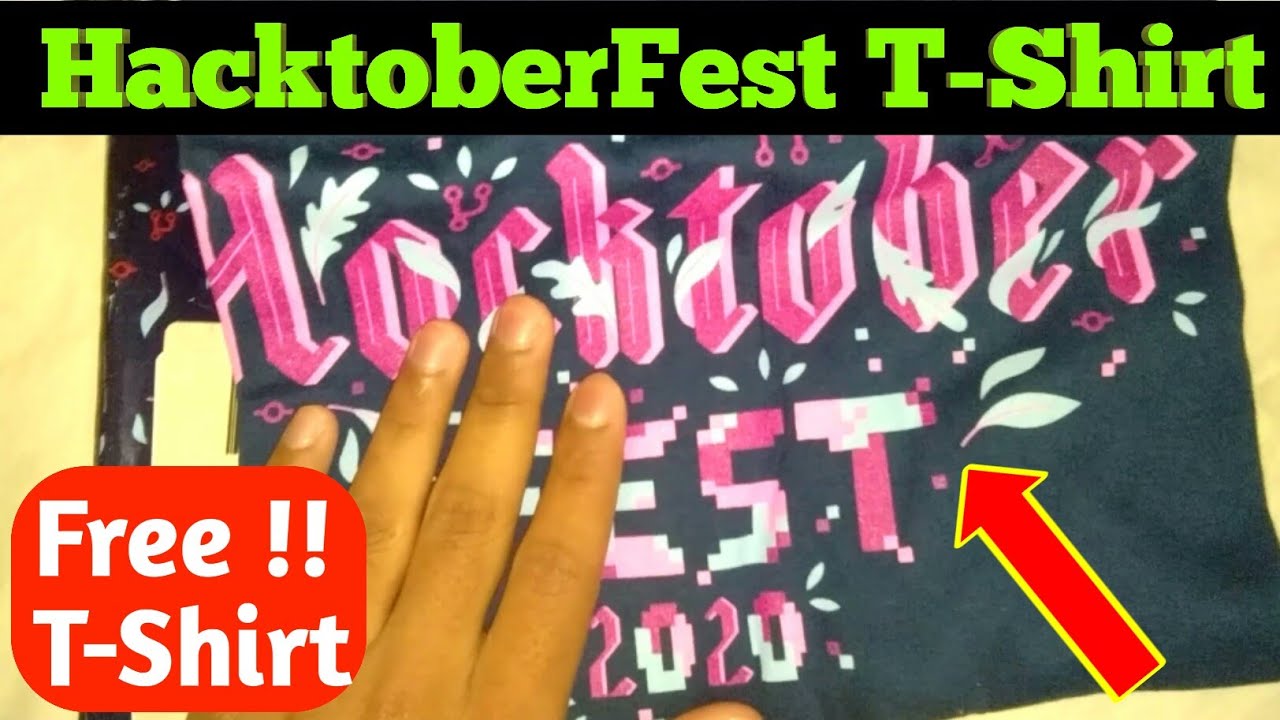 Got HACKTOBERFEST T-Shirt from DigitalOcean ! | Free T-Shirt | Free ...