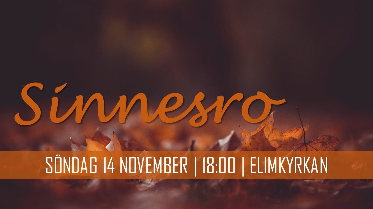 Robert Wedin: steg 11 | Sinnesro 14 november | Elimkyrkan - YouTube