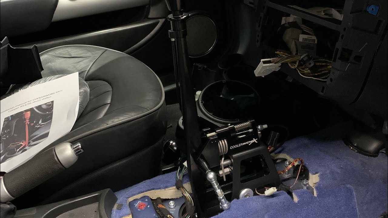 ติดตั้ง coolerworx shifter mini r53 - YouTube