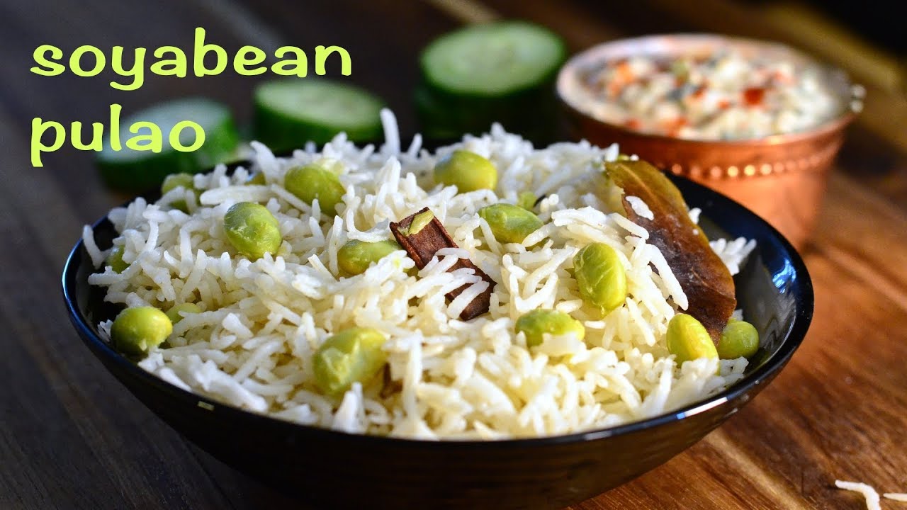 "NEW" technique pulao recipe, soya bean pulao recipe - YouTube
