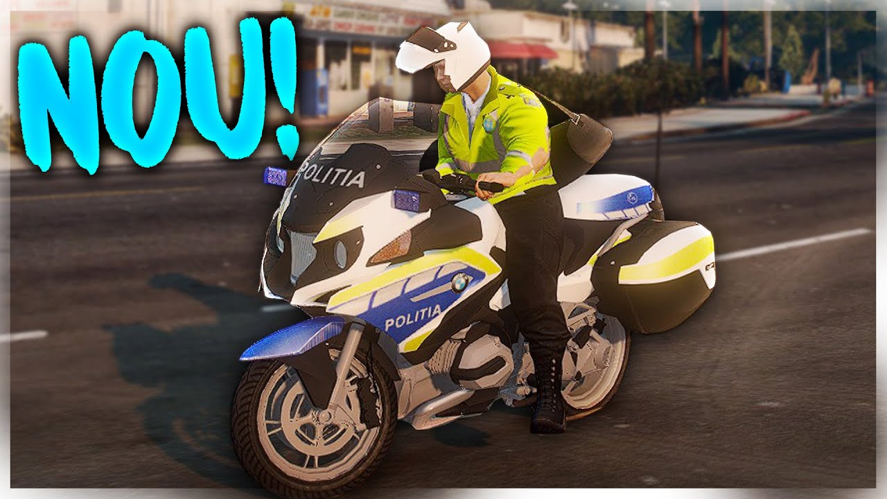 MOTOCICLETA LA POLITIE! - FiveM - YouTube