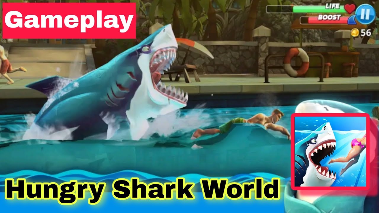 Hungry Shark Game - Hungry Shark Gameplay - Hungry Shark World Hungry ...