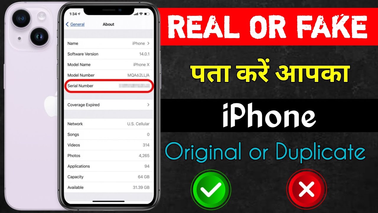 How to Check Original Or Duplicate iPhone || How to Check Real Or Fake ...