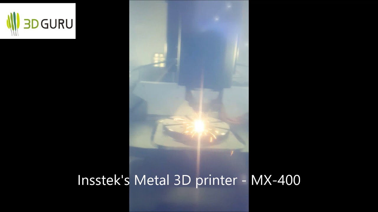 Demonstrate Metal 3D Printer (InssTek) - YouTube