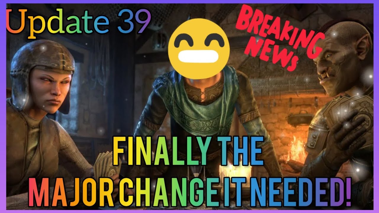ESO Finally The Major Change It Needed Update 39 NPC Easy Mode - YouTube