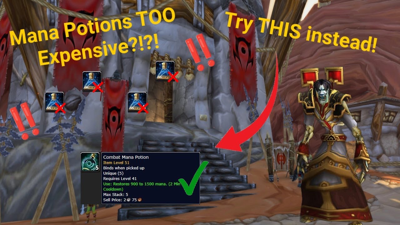 Wow Classic FRESH 2025 - CHEAP Mana Potions in this BROKEN Anniversary ...