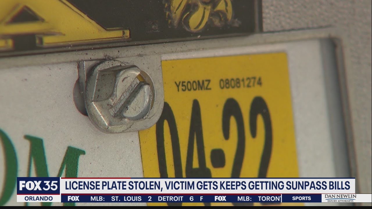 Man Billed By SunPass After License Plate Is Stolen YouTube man-billed-by-sunpass-after-license-plate-is-stolen-youtube