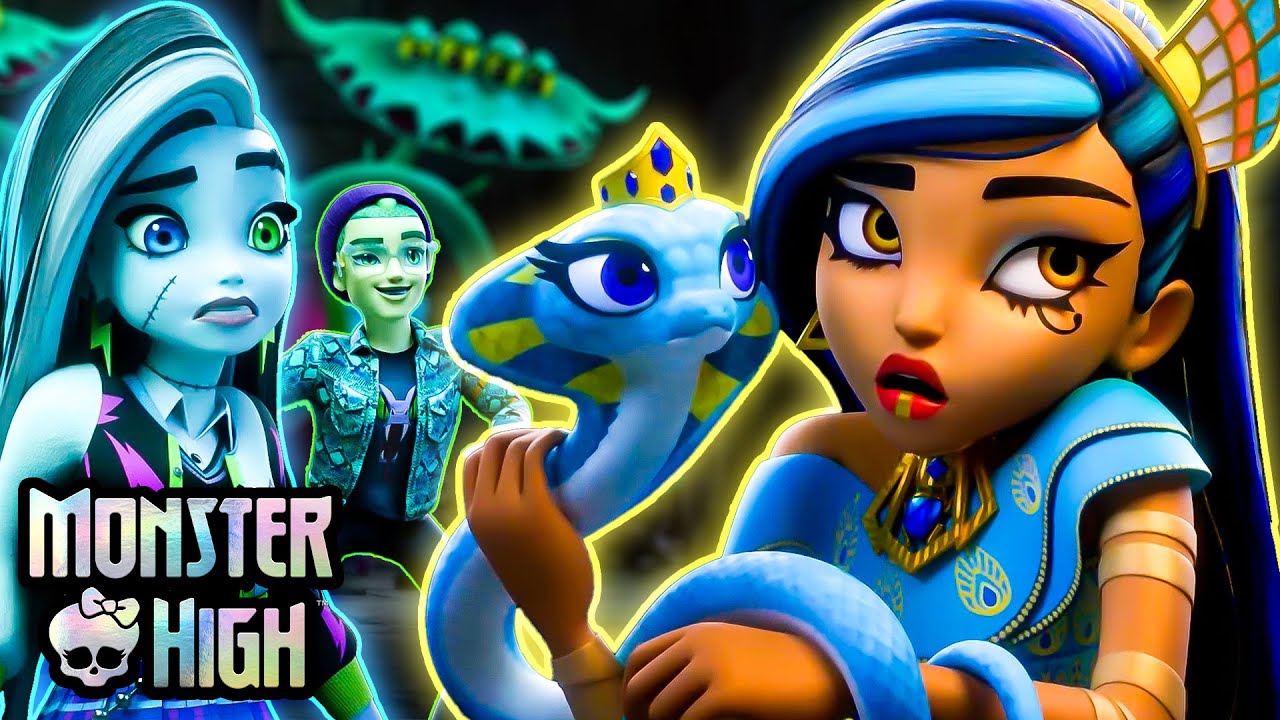 Training Trouble: Cleo, Deuce & Frankie vs. Hissette! | Monster High ...