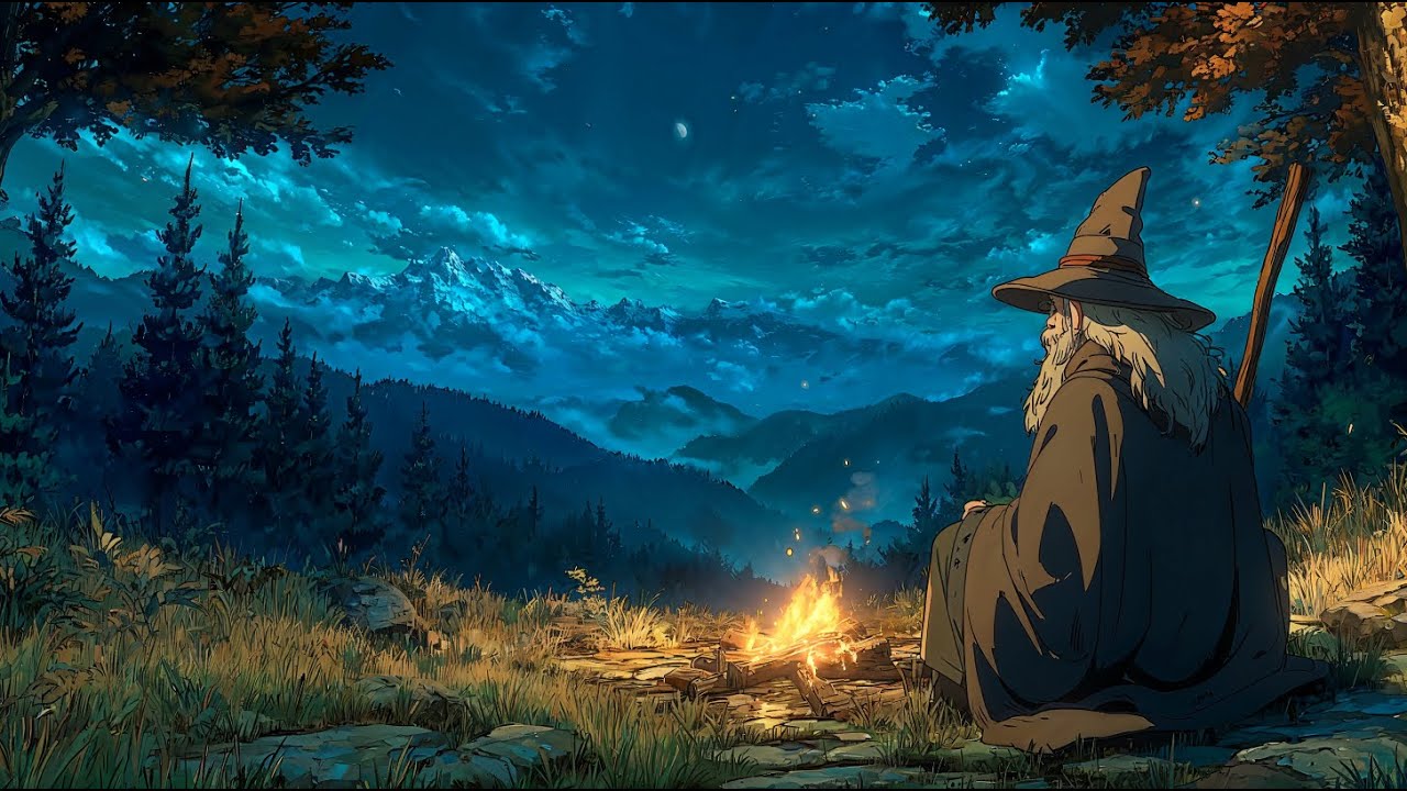 Medieval Music for Focus & Calm | The Grey Wizard’s Campfire - YouTube