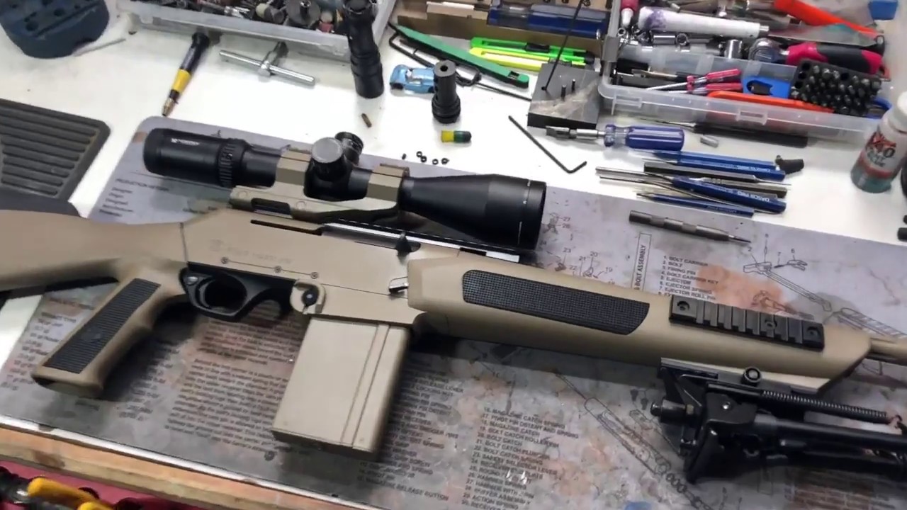 FNAR 308 with FDE Cerakote - YouTube