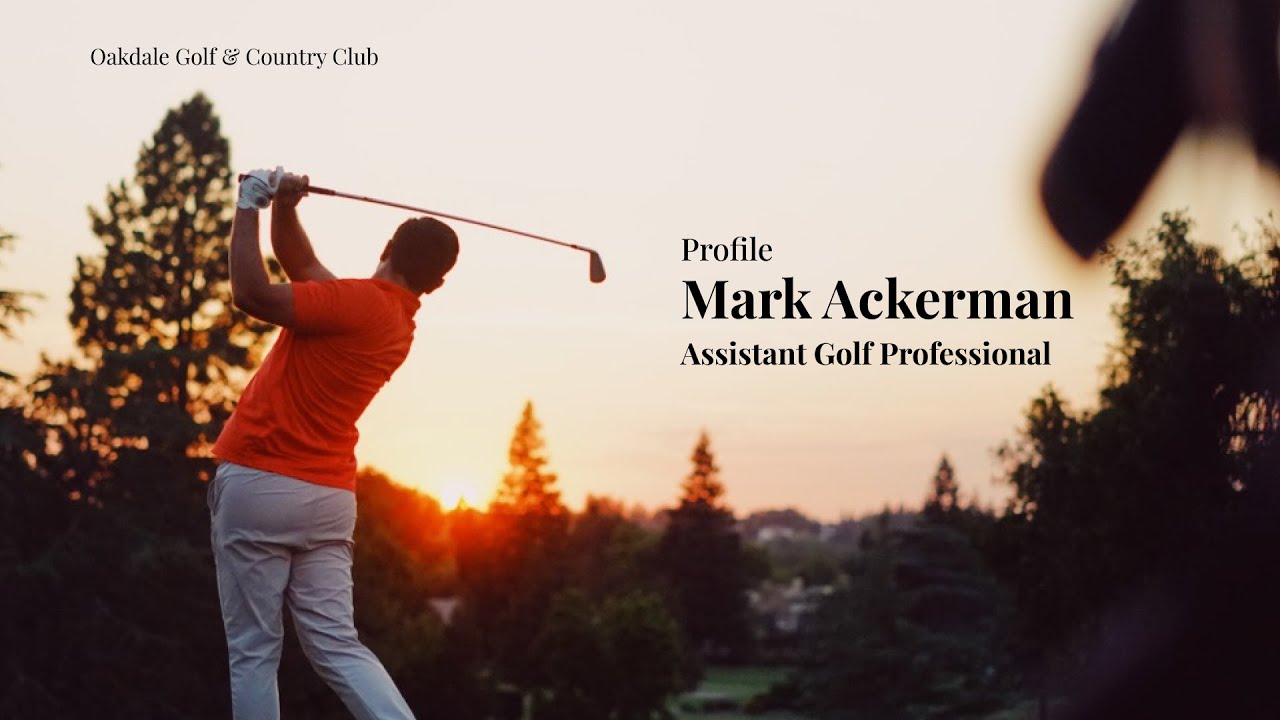 Profile: Mark Ackerman, Assistant Golf Professional - YouTube