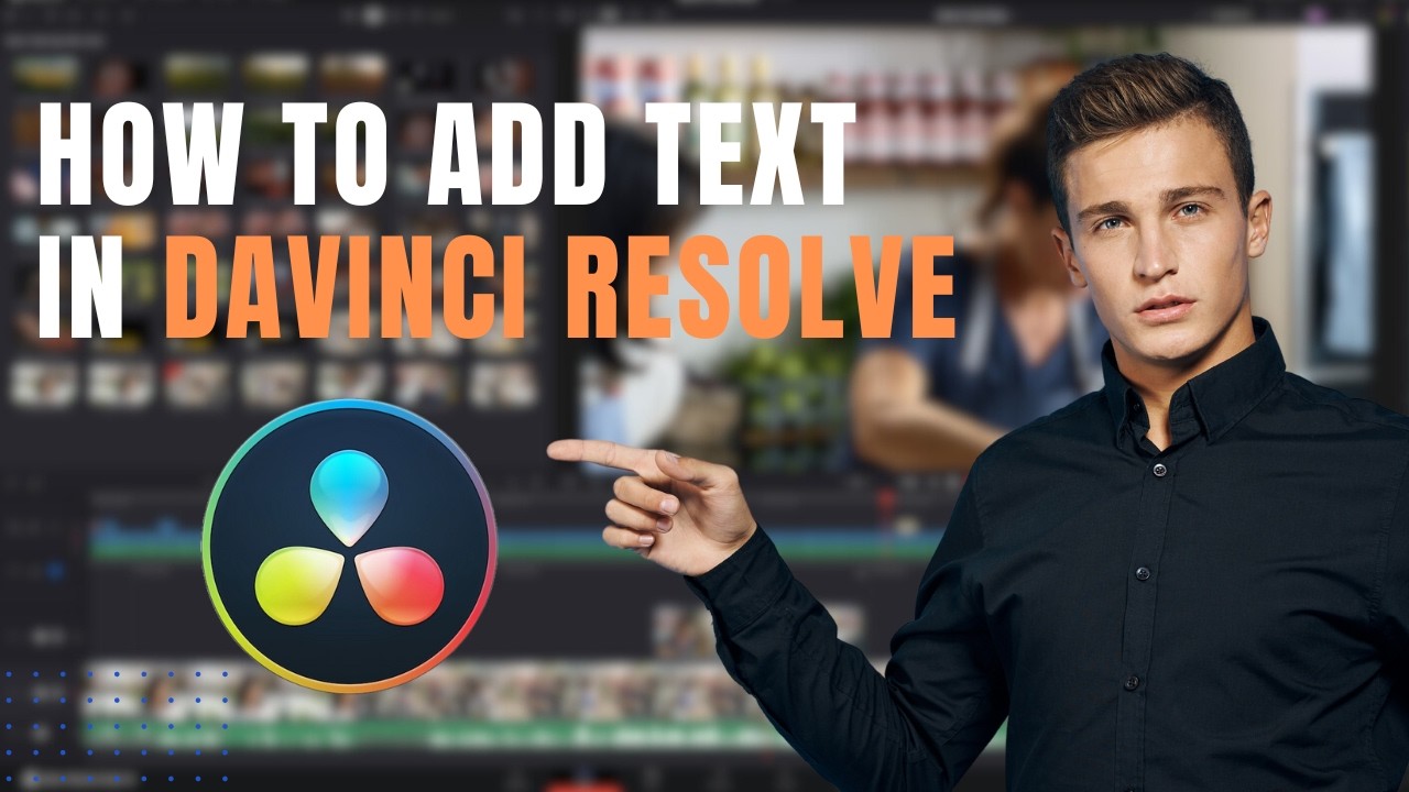 How to Add Text in DaVinci Resolve - YouTube
