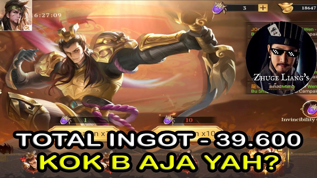 Dynasty Origin Conquest PERDANA GACHA LIMITED HERO Doc!! ZGL ketawa ...
