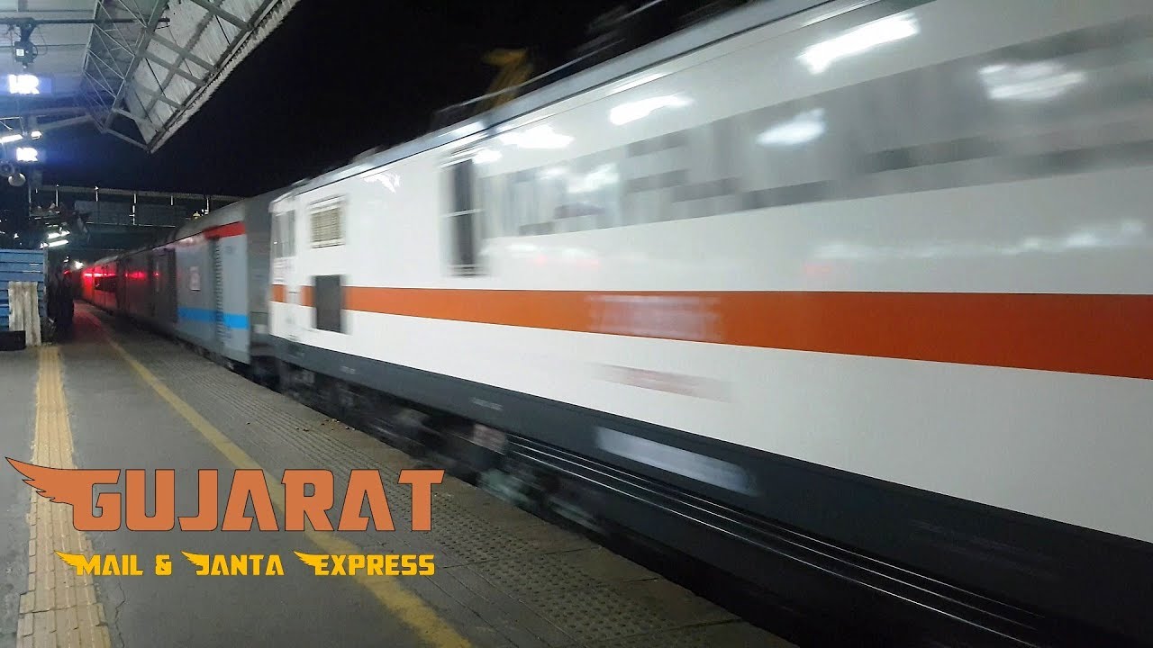Monday Early Morning Routine… Gujarat Mail & former Gujarat Janta ...
