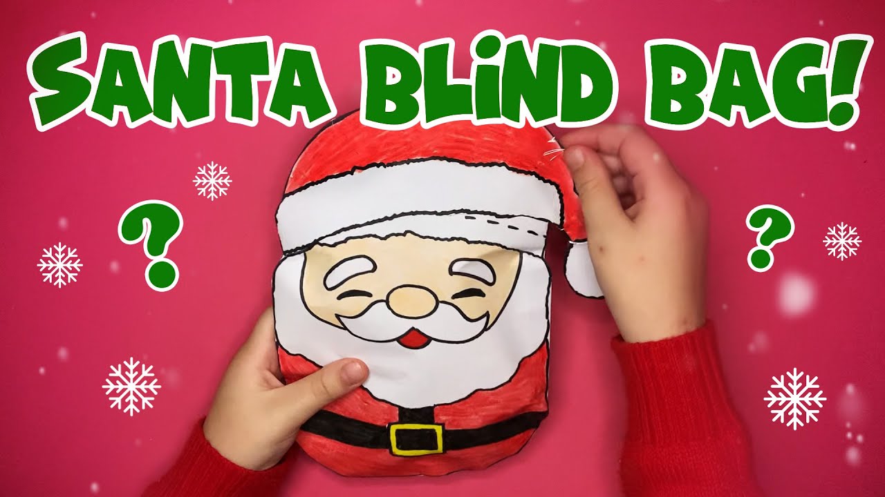 Santa Blind Bag! #christmas #blindbags #papersquishy #craft #diy # ...