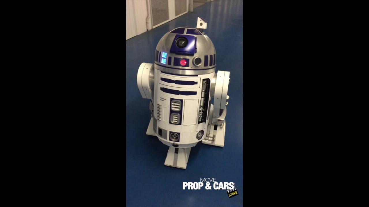 Real R2D2 from Starwars by Moviepropcarstore Italy - YouTube
