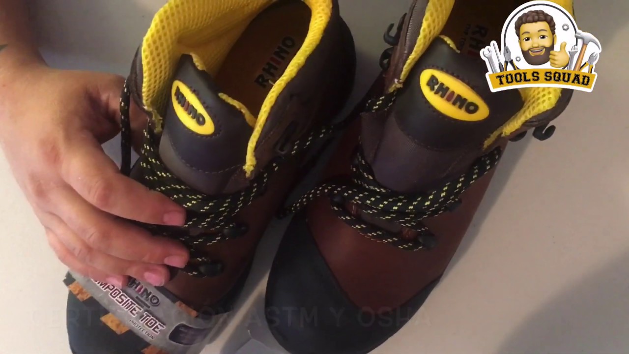 Botas de seguridad Rhino 🦏 #Rhinoboots #thetoughone #sodimac - YouTube