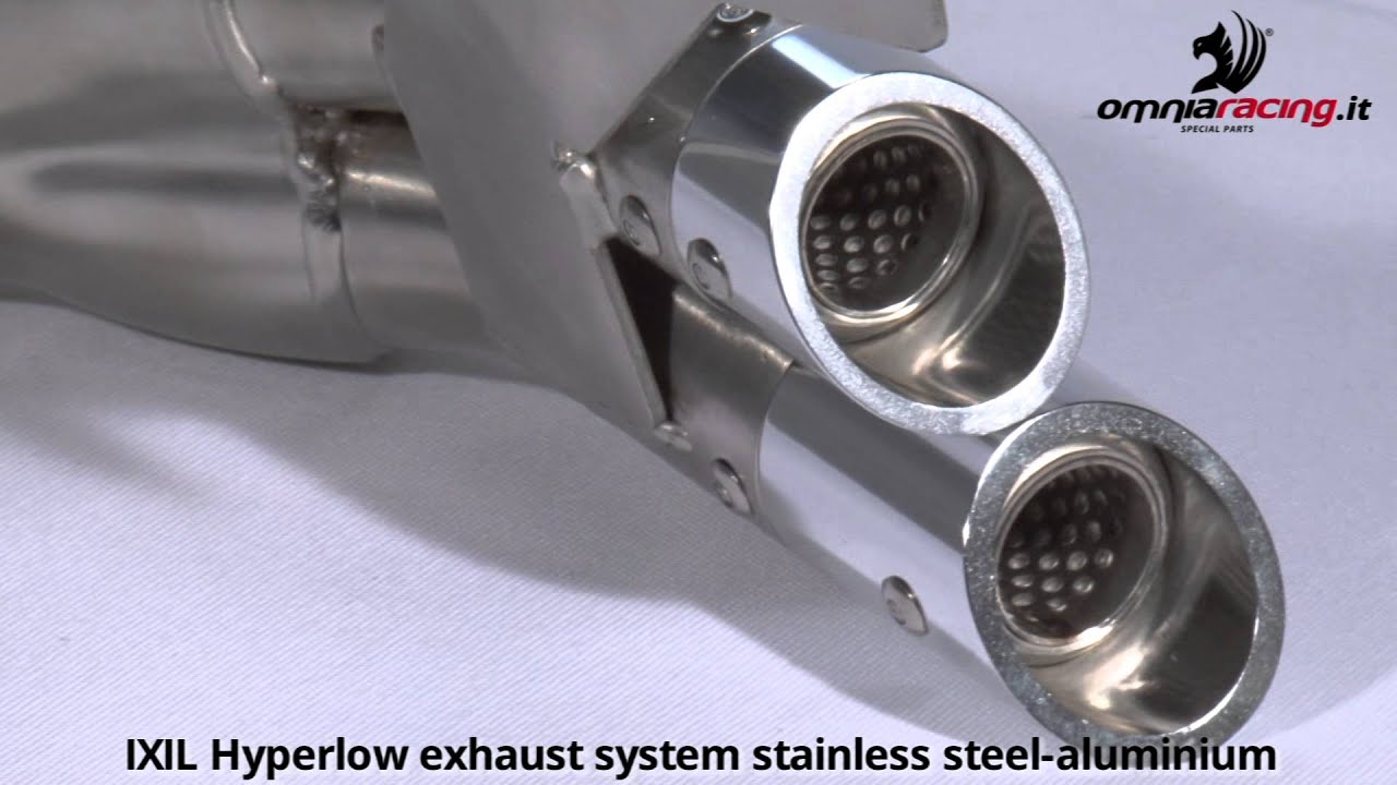 Terminale scarico IXIL dual hyperlow - Exhaust echappement escape - YouTube