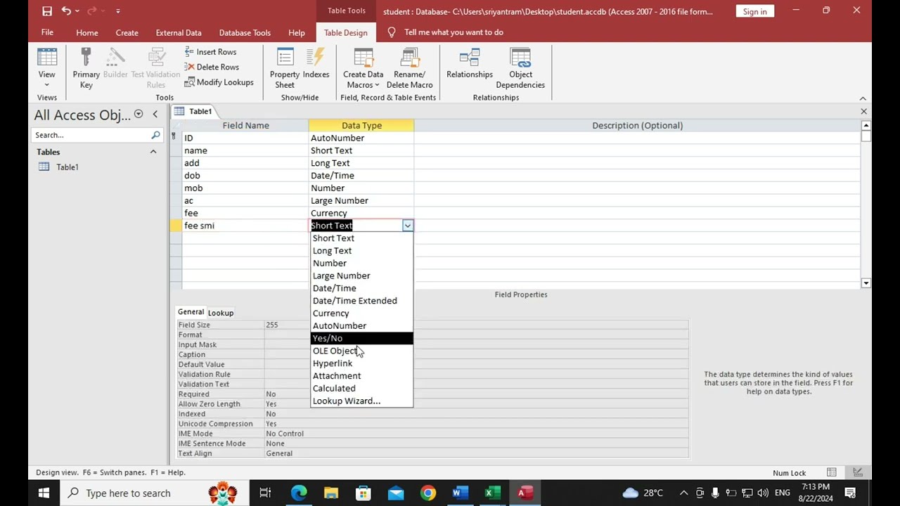 APS Computer Practical || Access Database || #Microsoftword, # ...