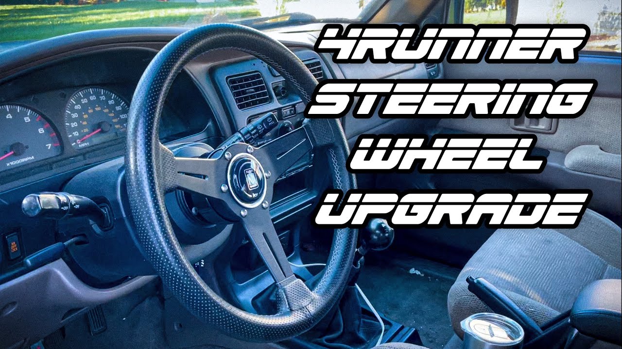 Quick Release Steering Wheel In Your 4Runner - YouTube