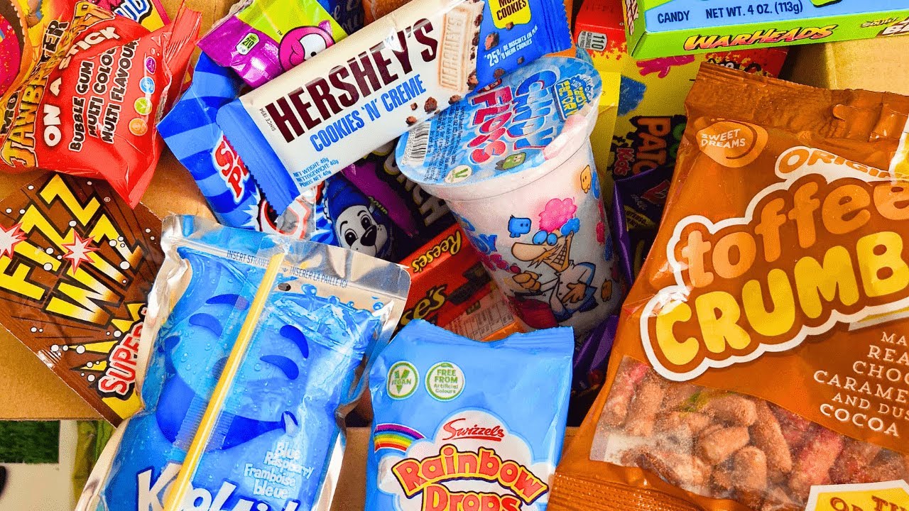 Unboxing candy mystery box Whats inside?? | ASMR - YouTube