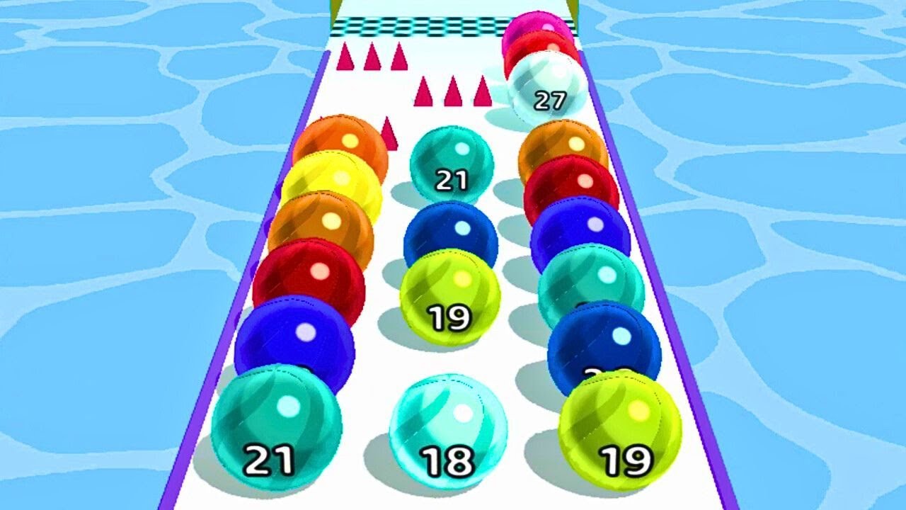 Marble Run 3D-Color Ball Race ! All Levels Gameplay (716-718) android ...