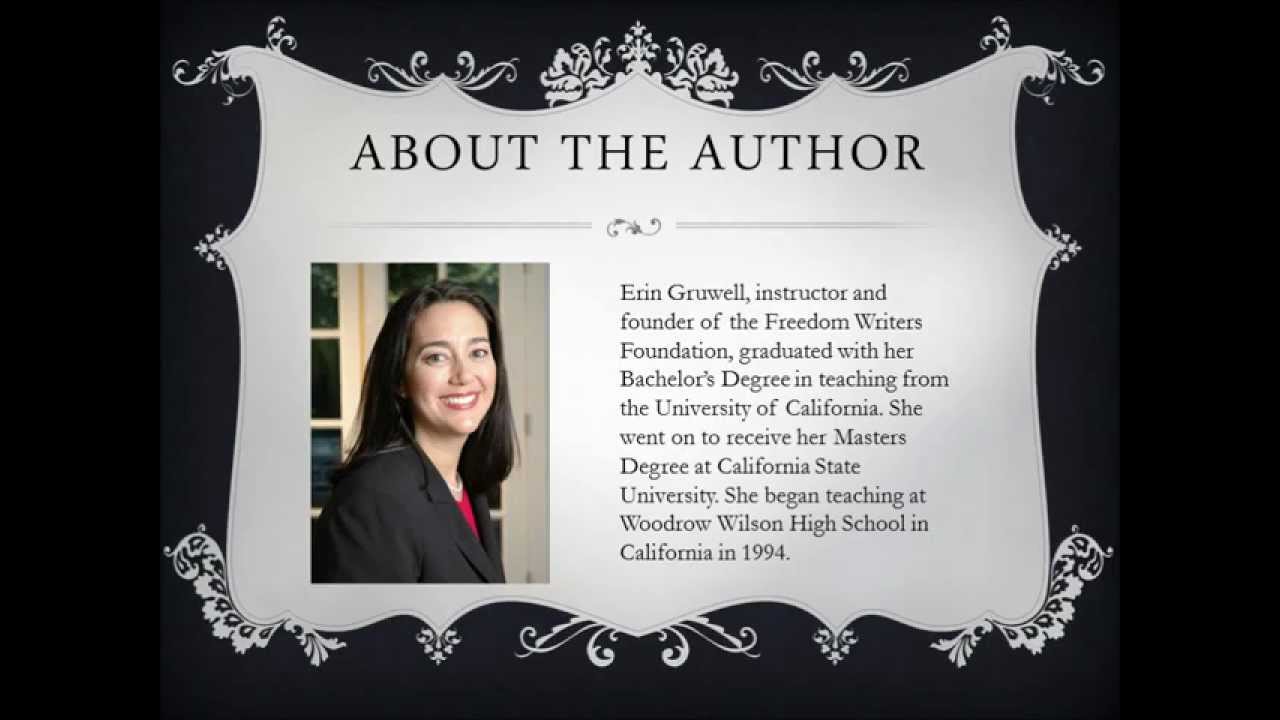 Katherine Ruark EDU 104 Freedom Writers Diary - YouTube