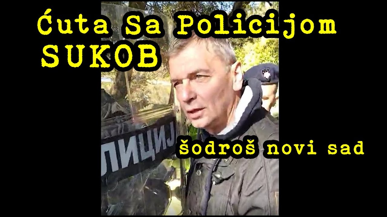 Sukob Ćute I Građana Sa Polcijom Na Šodrošu - YouTube