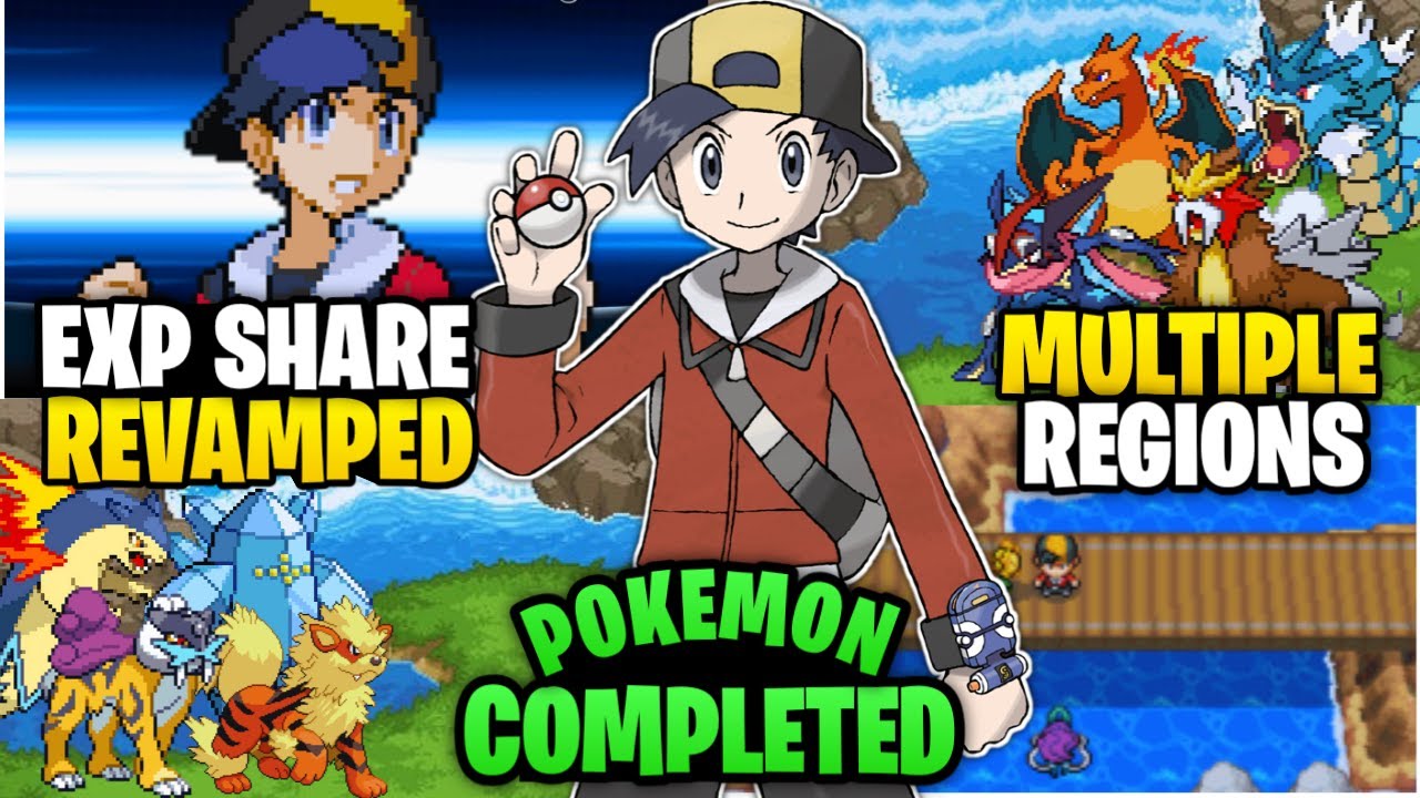 COMPLETED Pokemon NDS Rom Hack with 2 Regions, EXP SHARE, REVAMPED All ...