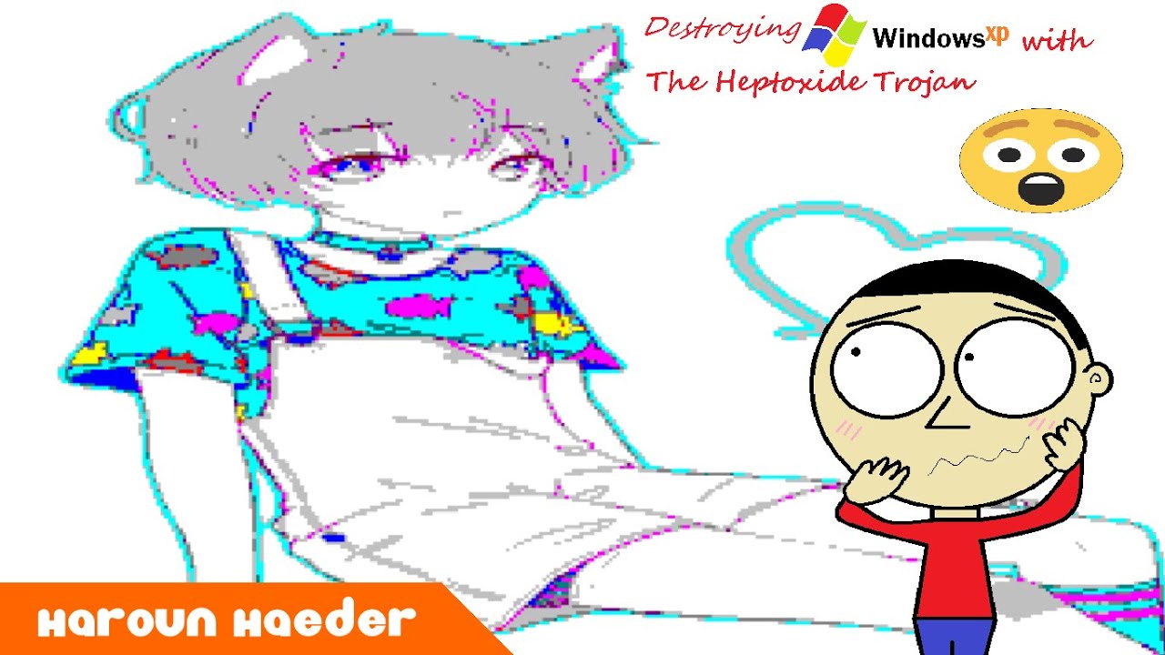 Destroying Windows XP with THE Heptoxide Trojan! - YouTube