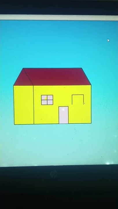 Draw house using python. #shorts #python #programming #coding - YouTube