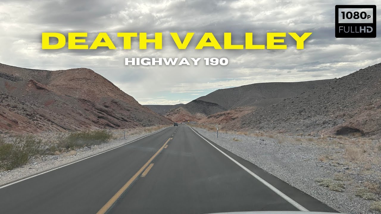 CRUISING THROUGH THE DEATH VALLEY DESERT ON HIGHWAY 190 - USA ROADTRIP ...