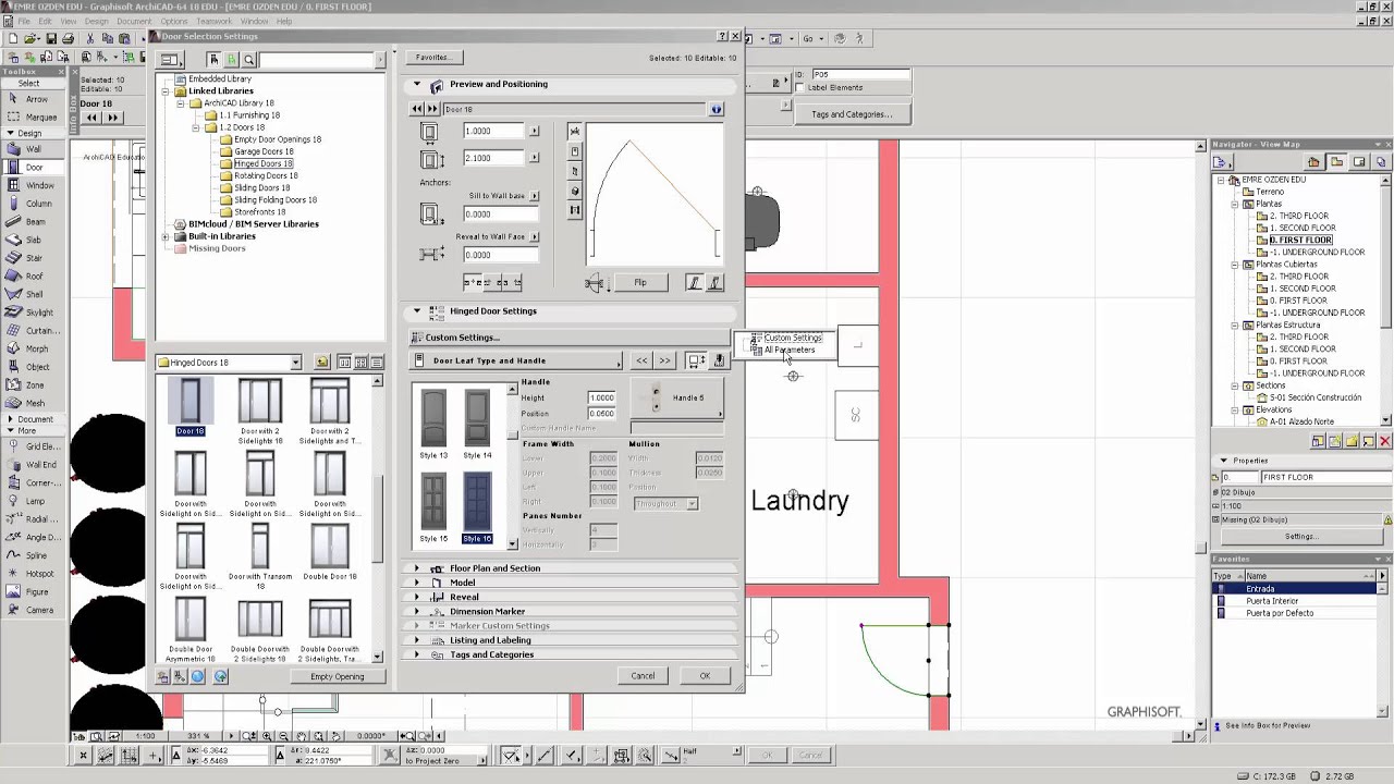 ArchiCAD Demonstration of Model View Options - YouTube