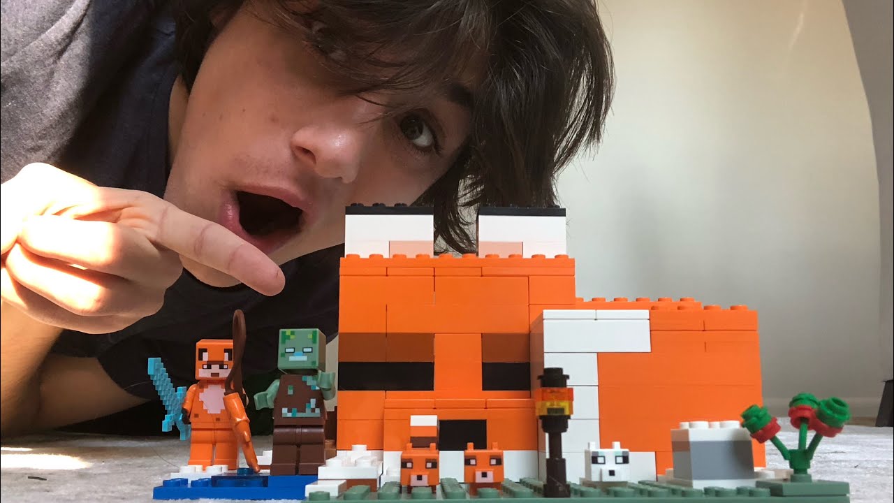 JUMPING on a MINECRAFT LEGO SET without flinching! - YouTube