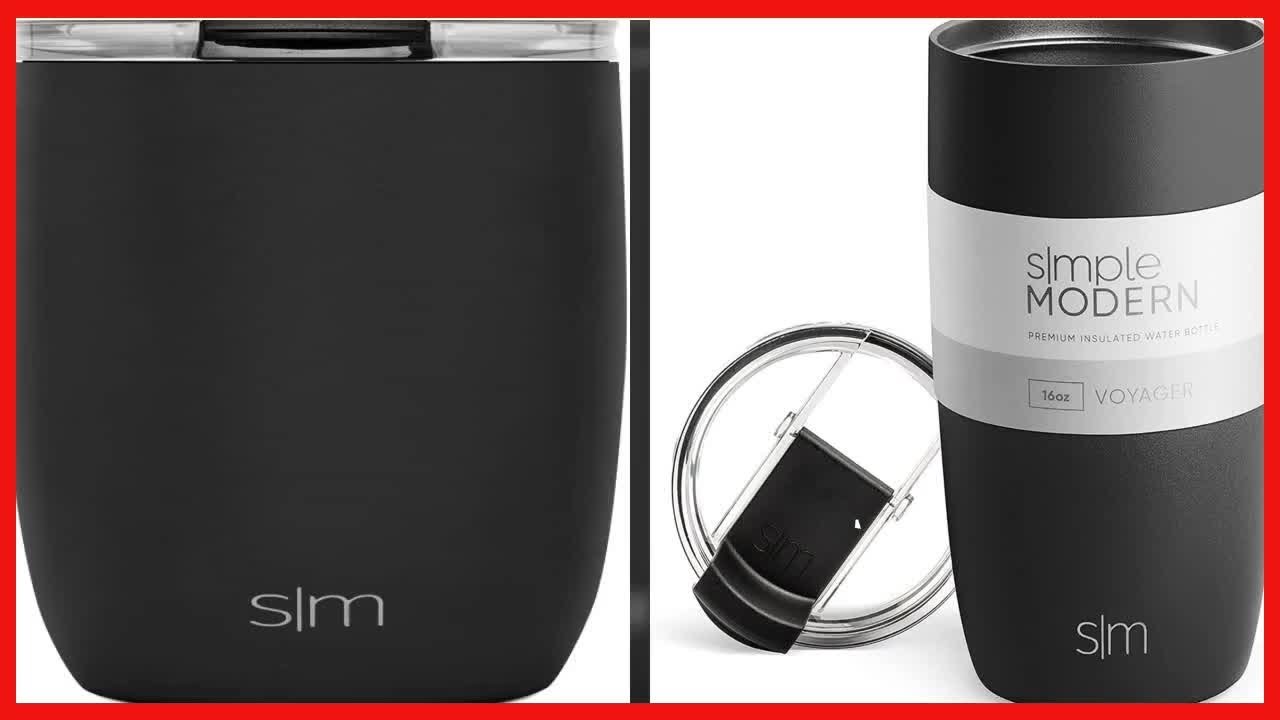Simple Modern Travel Coffee Mug Tumbler with Clear Flip Lid | Reusable ...