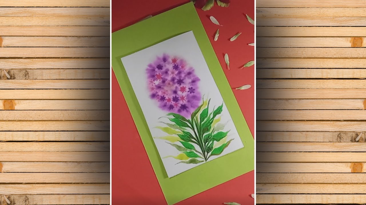 Satisfying Flower art *with twist* | Flower art | leaf art - YouTube