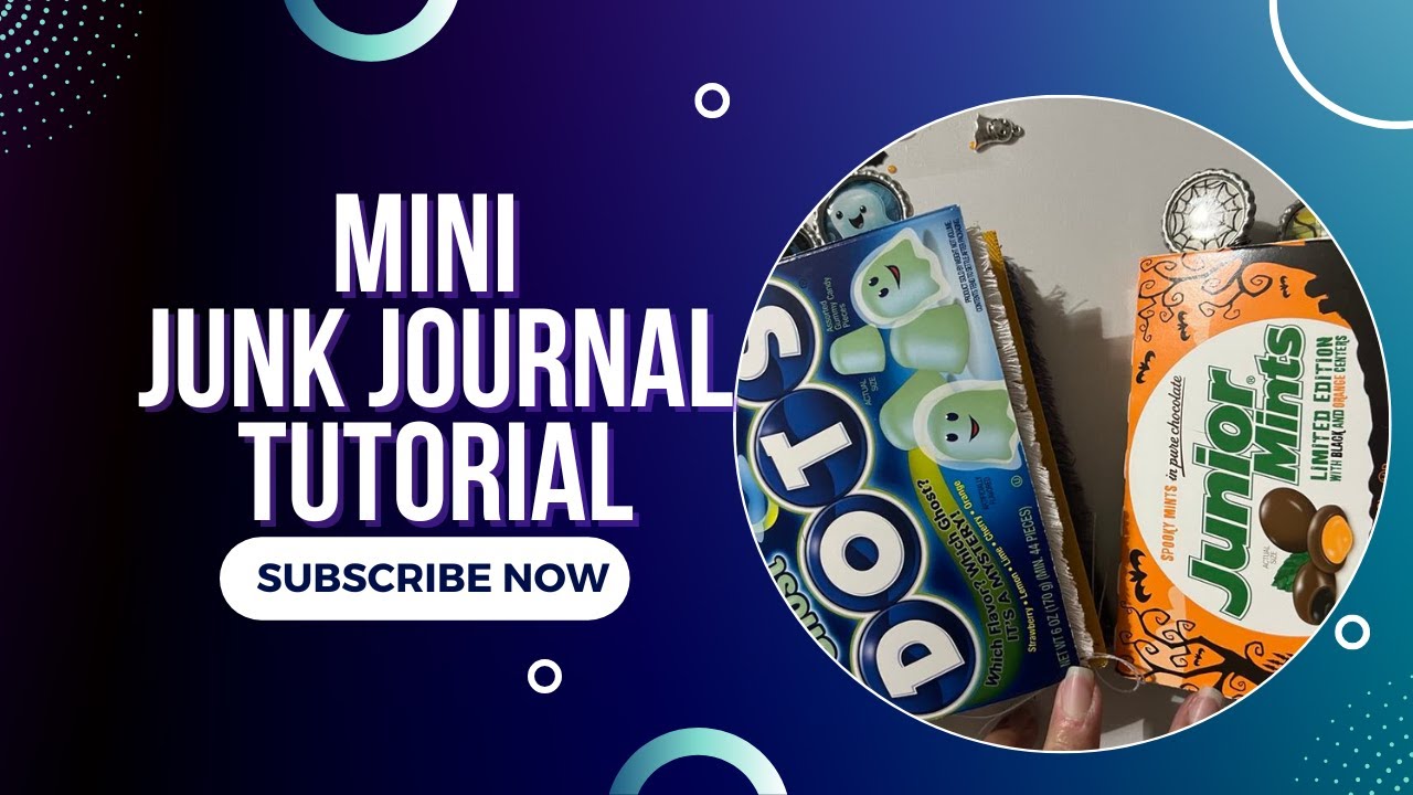 Let’s Make A Halloween Mini Junk Journal || Come Craft with Me! 👻 ...