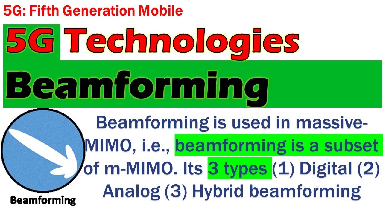 5G Technologies: Beamforming Explained| 5G Technology Explained - The ...