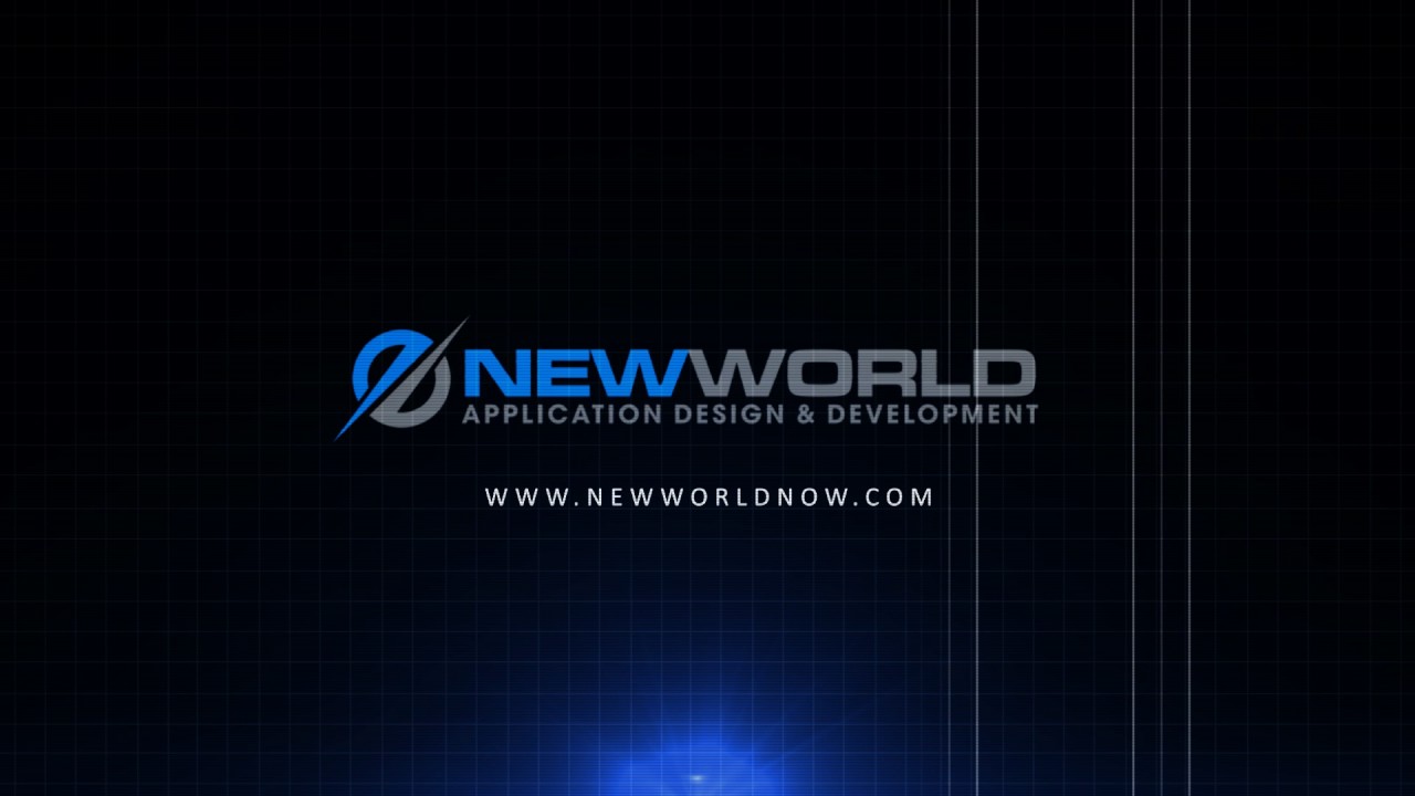 New World Application Design & Development - YouTube