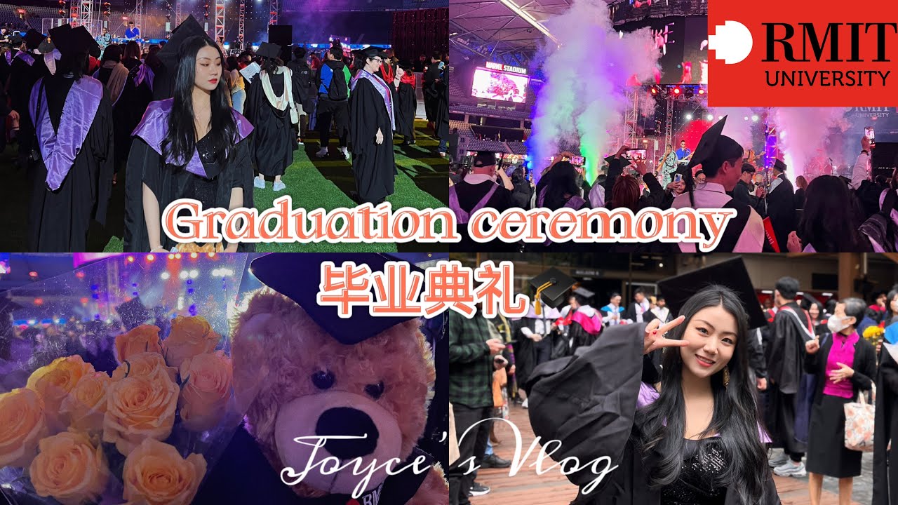 Vlog/RMIT Melbourne graduation ceremony/Postgraduate student life/毕业典礼🎓 ...