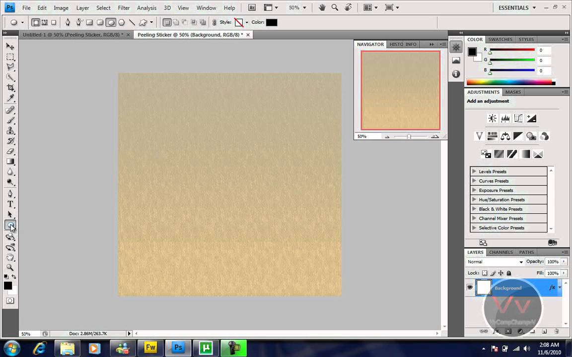How To Create A Peeling Sticker in Adobe Photoshop - YouTube