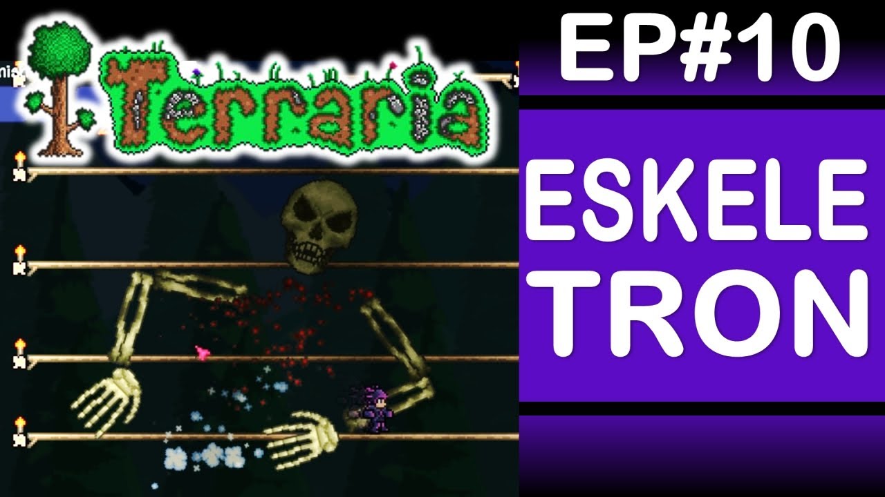 Eskeletron e Exploração da Dungeon ~ Aprendendo Terraria Ep # 10 ...