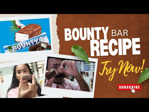Bounty Bar || Canada chocolate recipeನ ಮನೆಯಲ್ಲಿ ಮಾಡಬಹುದು || ನಮ್ ತಾತ ...