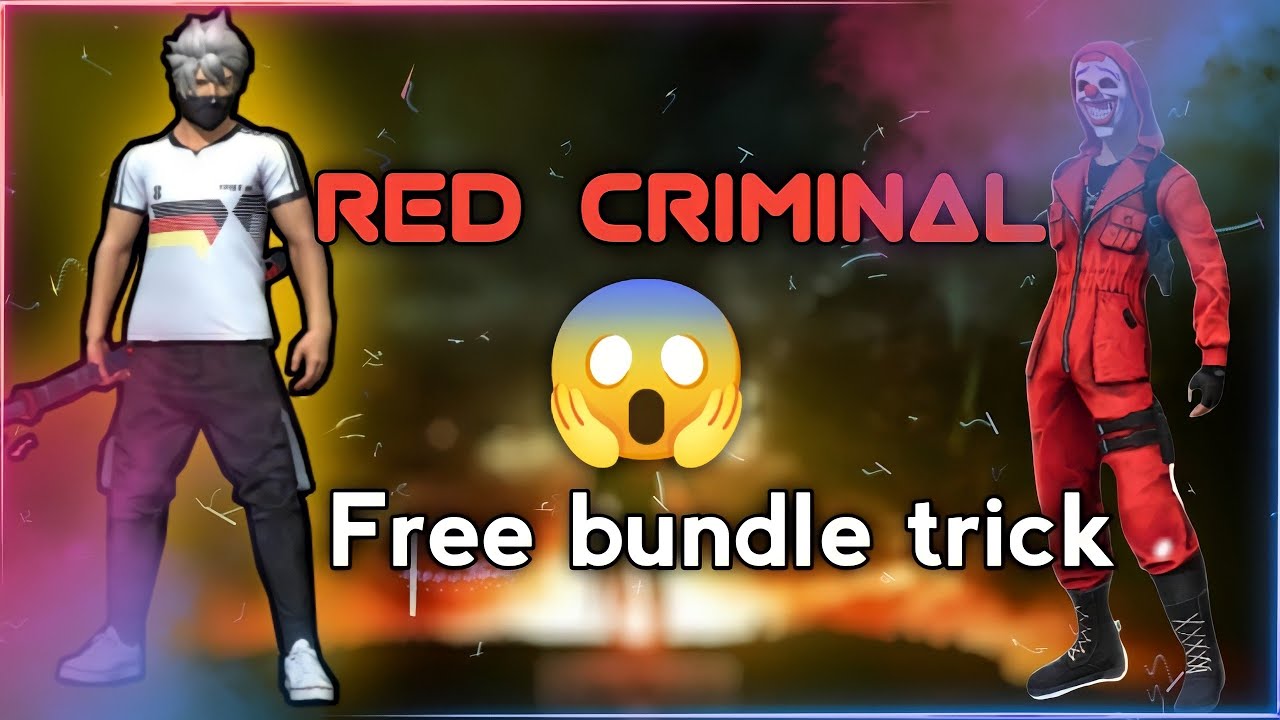 how to get red criminal bundle in free fire 😱 - YouTube