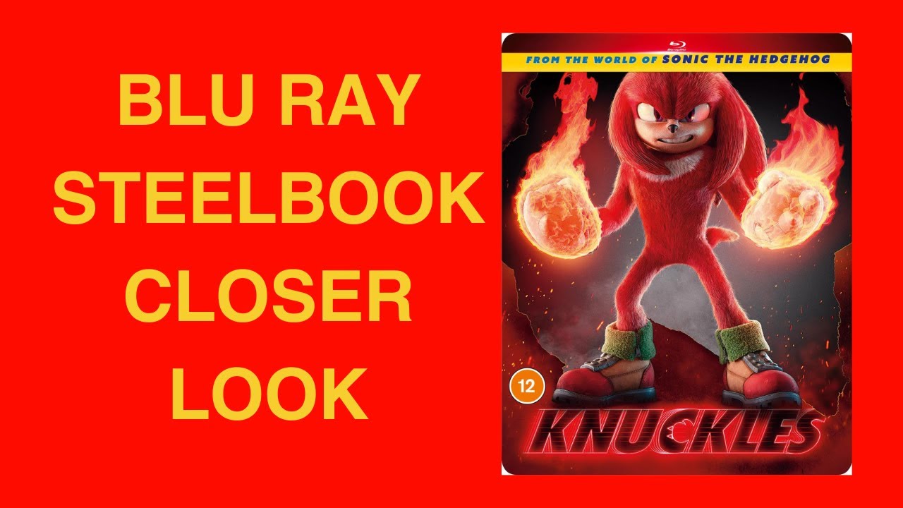 Knuckles Blu Ray Steelbook Closer Look - YouTube