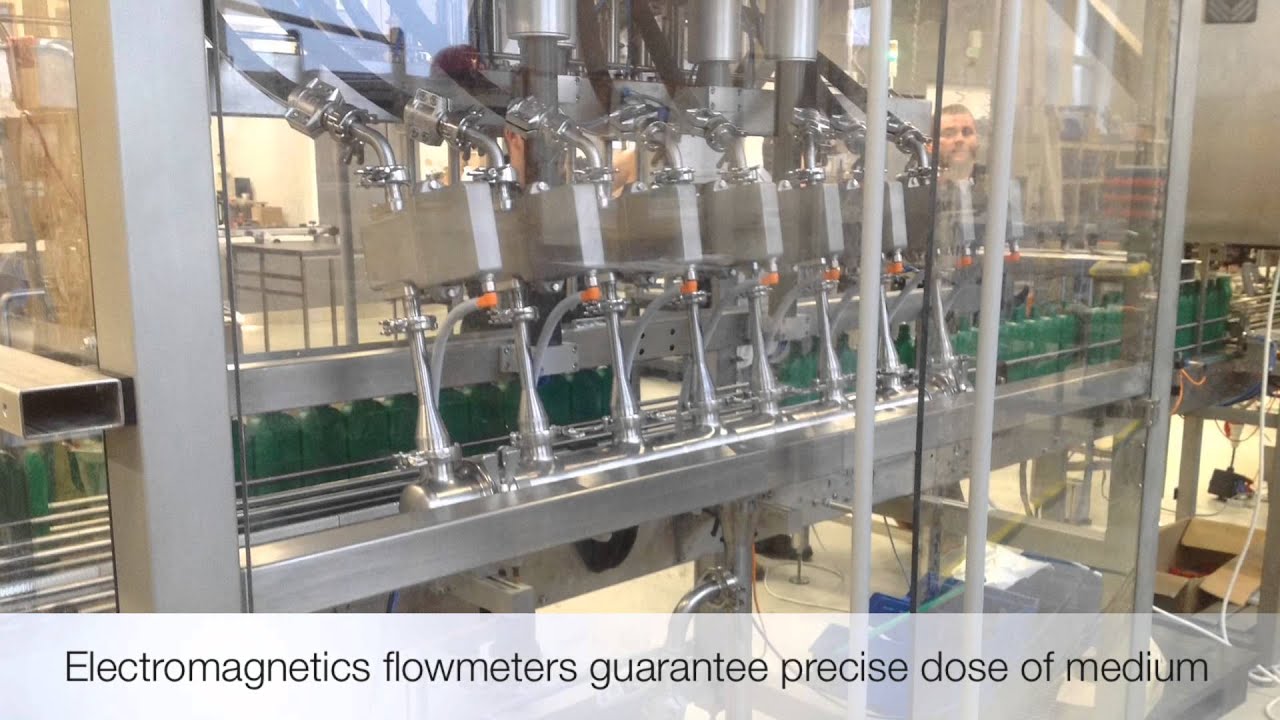 Capping line for chemicals - Hemiline - YouTube
