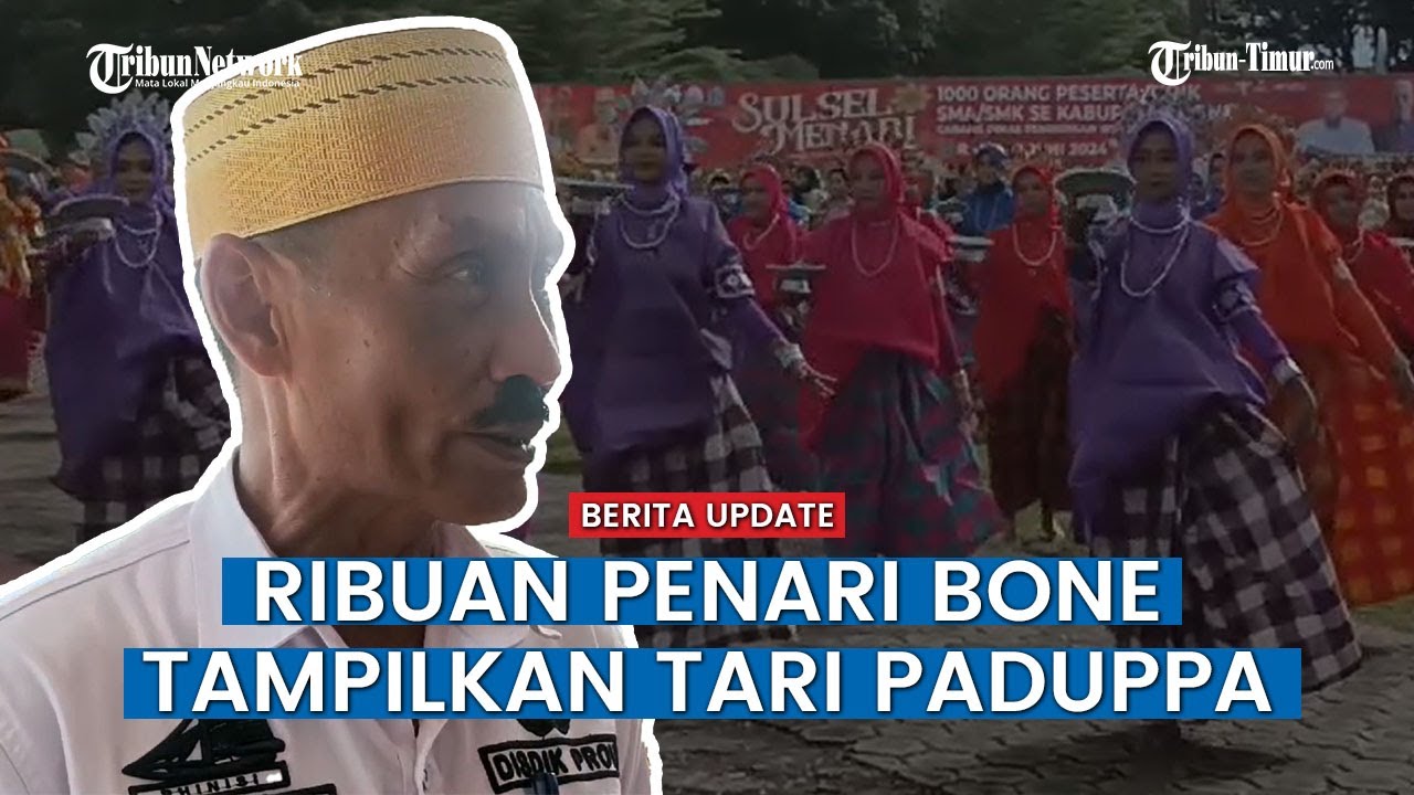 Tari Paduppa Warnai Sulsel Menari, 1.022 Penari Bone Tmpilkan Keindahan ...