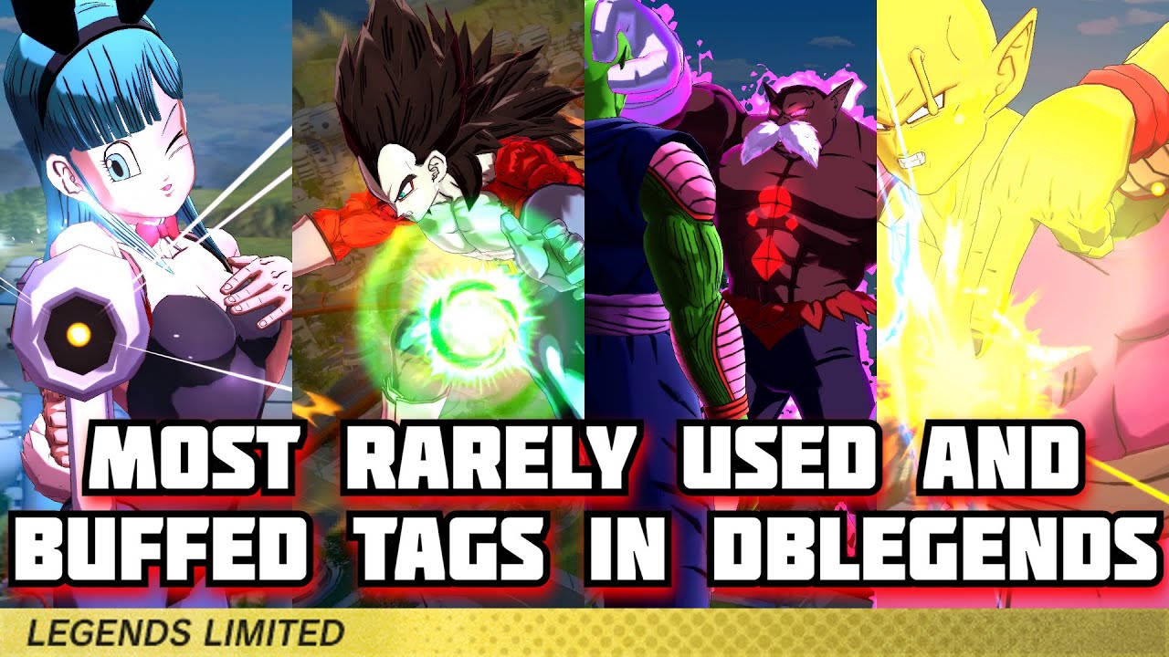 Most Rarely Buffed Tags In Dragon Ball Legends - YouTube