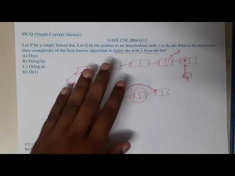 GATE CSE 2004 Q 13 || Linked Lists ||Data Structure || GATE Insights Version: CSE - YouTube
