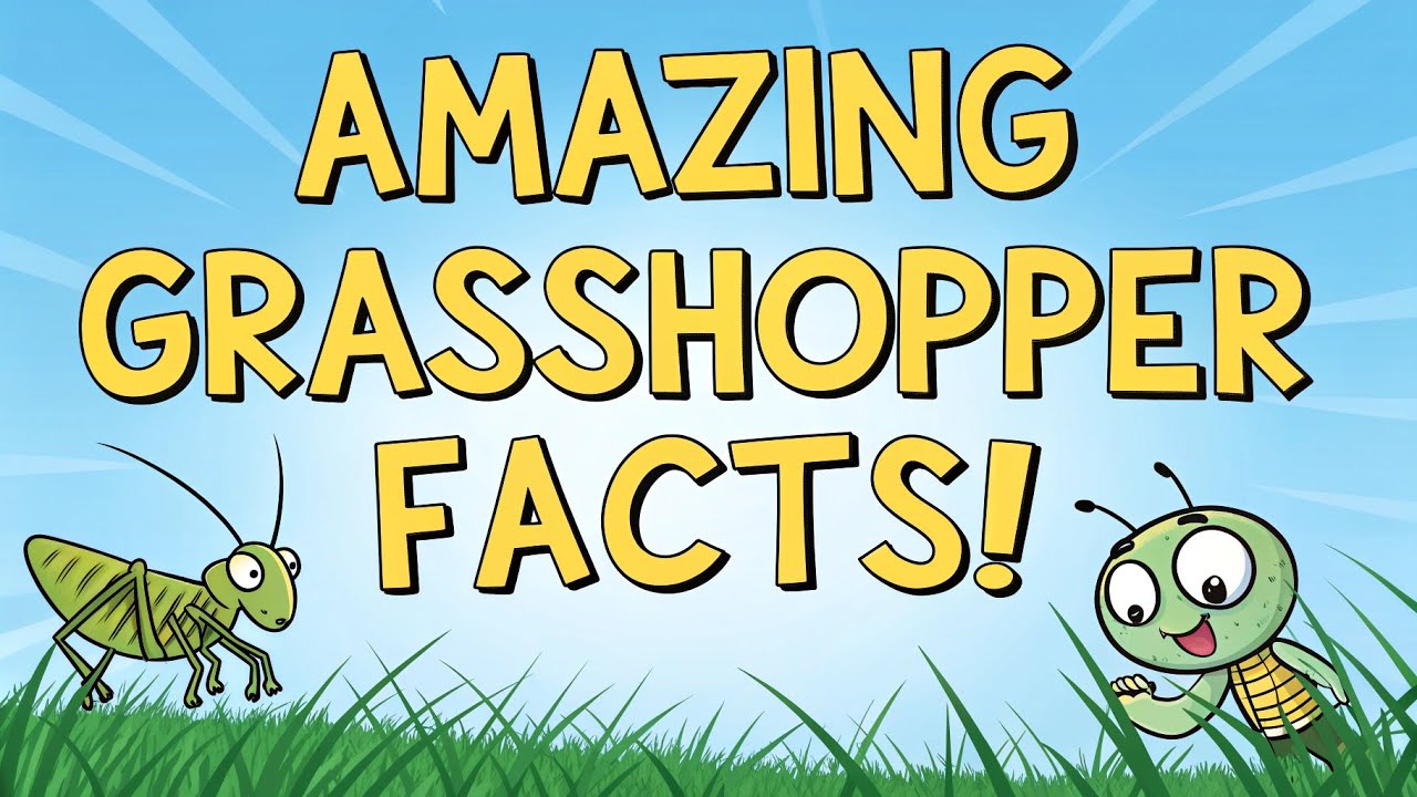 🦗 Amazing Grasshopper Facts for Kids! | Grasshopper Facts | Facts about ...